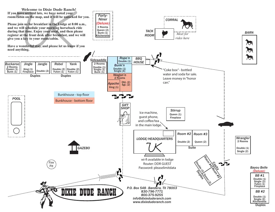 Test Lodging - Dixie Dude Ranch